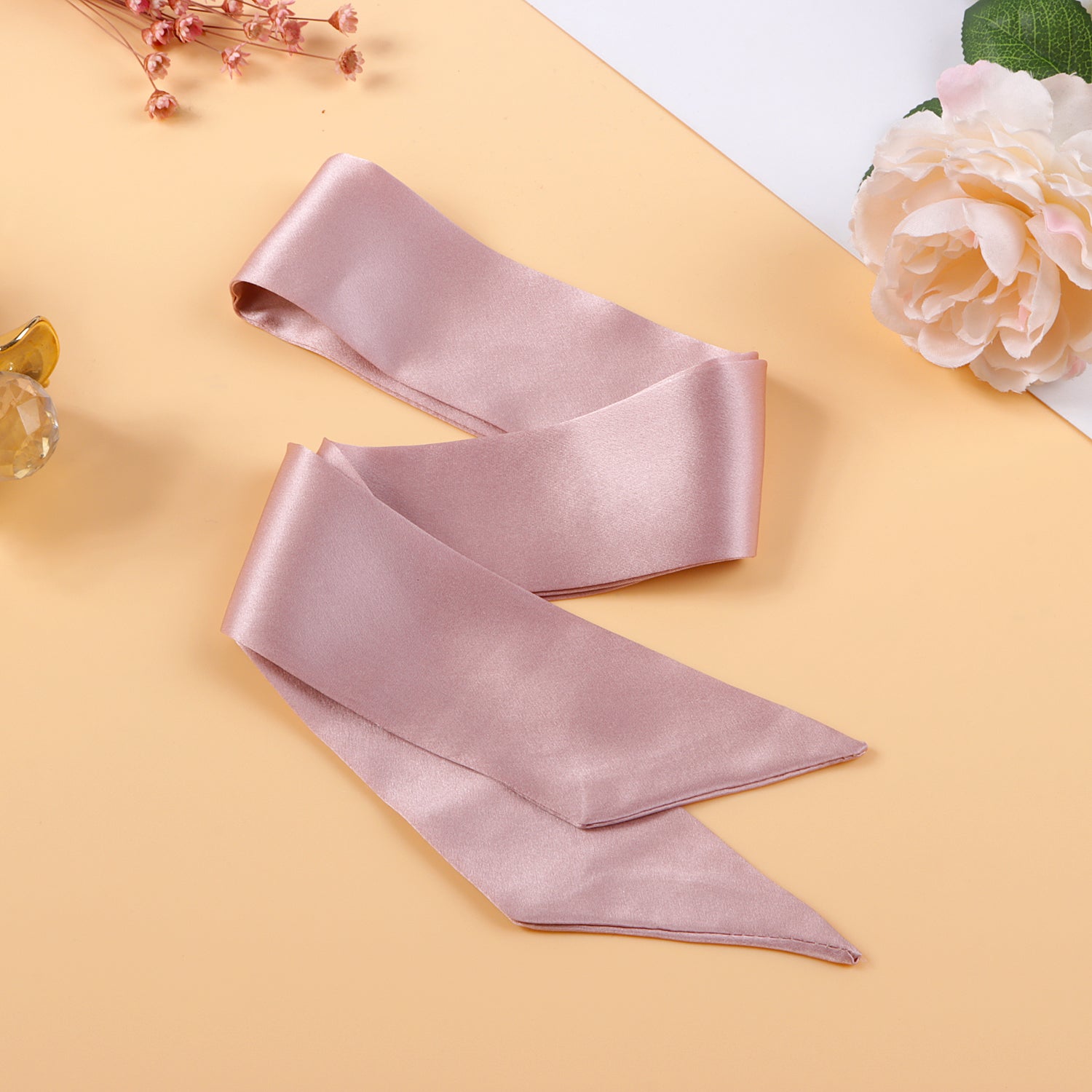 MYK Silk Pure Silk Hair Ribbons in Two-Color Combos OKEO Certified